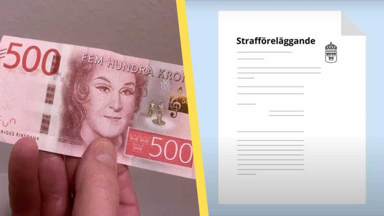 Lämnade in upphittad 500-lapp - får 14 000 i böter i stället för ...